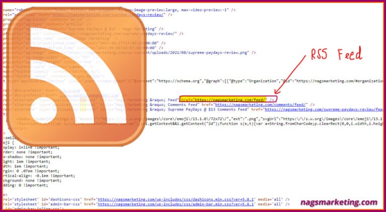 How to find the RSS Feed URL for any Website - Nags Marketing